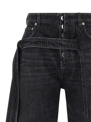 JEAN PAUL GAULTIER Low Waist Jeans - Black