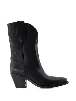 GOLDEN GOOSE Wish Star Leather Boots - Multicolor