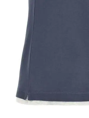 Brunello Cucinelli Double Layer Polo Shirt