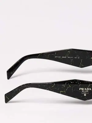 Prada Acetate Sunglasses With Logo