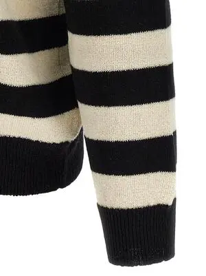 Balmain Striped Wool And Cashmere Sweater - Multicolor