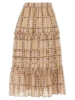 Isabel Marant Étoile Marant 'diya' Skirt - Cream