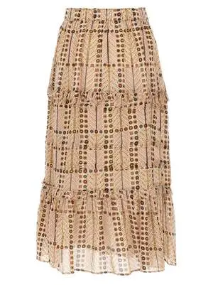 Isabel Marant Étoile Diya Long Skirt - Cream