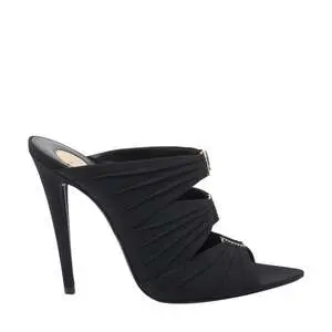 Saint Laurent Emilie Pump Sandals - Black