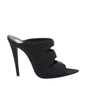 Saint Laurent Emilie Pump Sandals - Black