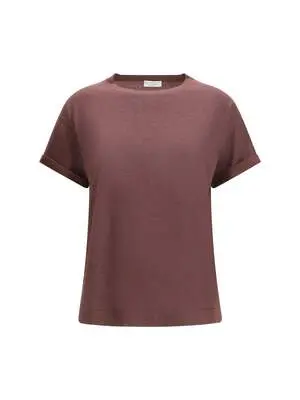 Brunello Cucinelli Cashmere Glitter T-shirt - Multicolor
