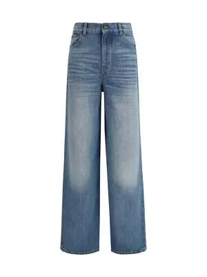 Chloé High-rise Wide-leg Jeans - Blue