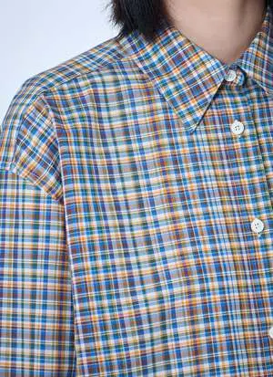 TOTEME Classic Check Cotton Poplin Shirt - Multicolor