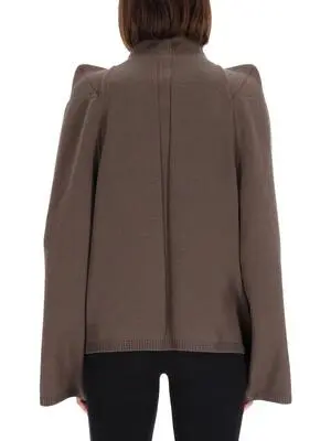 Rick Owens Wool Top Sweater - Gray
