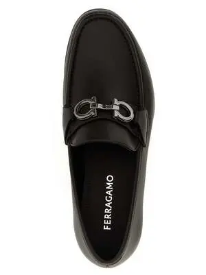 FERRAGAMO Avril Leather Loafers