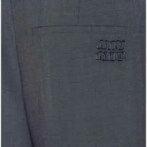Miu Miu Logo Pants