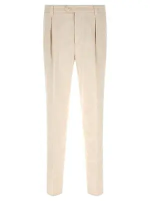 Brunello Cucinelli American Pima Cotton Pants - White