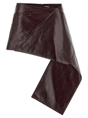 COURREGES Fold Vinyl Mini' Skirt - Multicolor