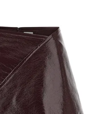 COURREGES Fold Vinyl Mini' Skirt
