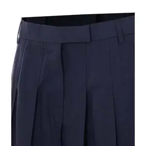 Thom Browne Logo Pleated Skirt