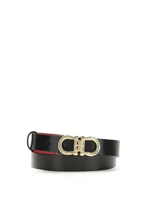 FERRAGAMO Gancini Belt - Black