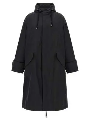 AMI Paris Long Parka - Gray