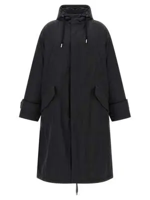 AMI Paris Long Parka - Gray