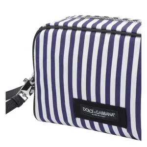 Dolce & Gabbana Striped Handbag - Blue