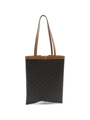 Celine Flat Triomphe Canvas Medium Tote - Multicolor