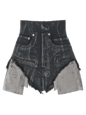 Rick Owens Dirt Cutoffs' Shorts - Brown