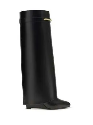 Givenchy Leather Shark Boots - Black