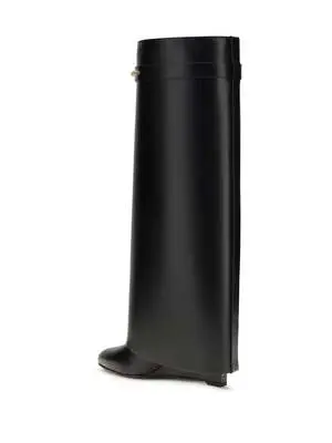 Givenchy Leather Shark Boots - Black