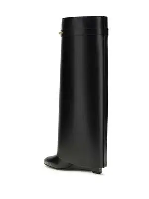 Givenchy Leather Shark Boots - Black