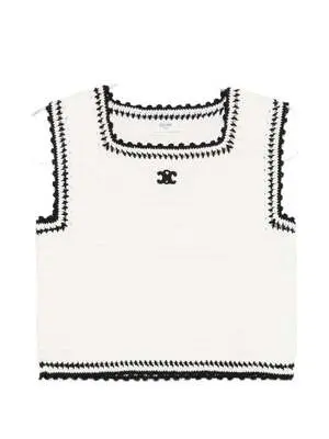 Celine Crochet Cotton Top - Multicolor