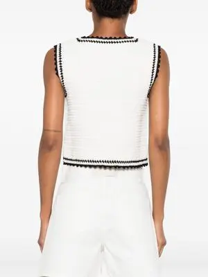 Celine Crochet Cotton Top
