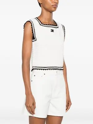 Celine Crochet Cotton Top