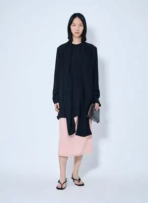 TOTEME Draped Scarf Blouse