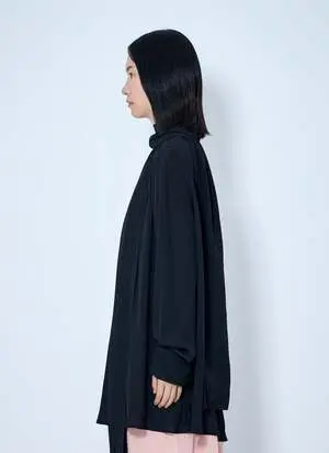 TOTEME Draped Scarf Blouse