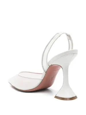 Amina Muaddi Holli Slingback Pumps