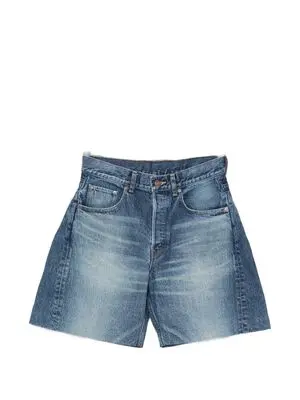 Celine Denim Cotton Shorts