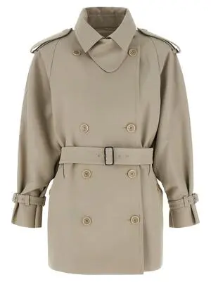 Max Mara Mxscacio' Trench Coat - Cream