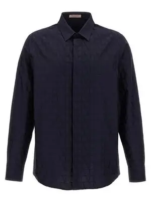 Valentino Garavani Toile Iconographe' Shirt - Blue