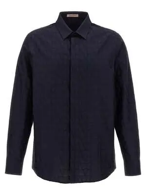 Valentino Garavani Toile Iconographe' Shirt - Blue