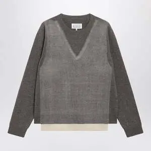 MAISON MARGIELA Lambswool Sweater - Cream
