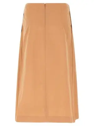 Dries Van Noten Sonista Cotton Midi Skirt
