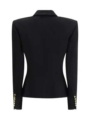 Balmain Grain De Poudre Fitted Jacket