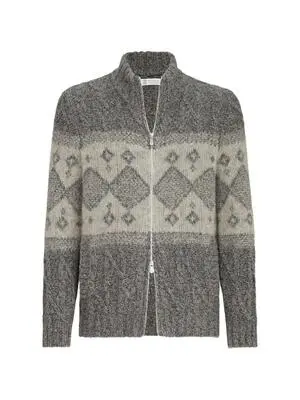 Brunello Cucinelli Wool Cardigan - Multicolor