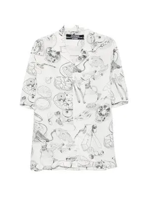 Jacquemus Printed Cotton Shirt - Multicolor