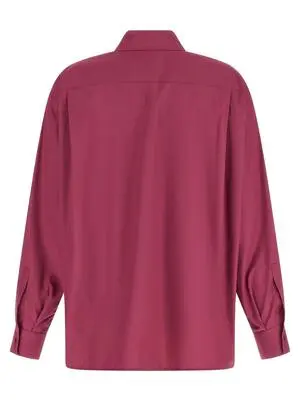 Max Mara Oversized Cotton Shirt - Pink