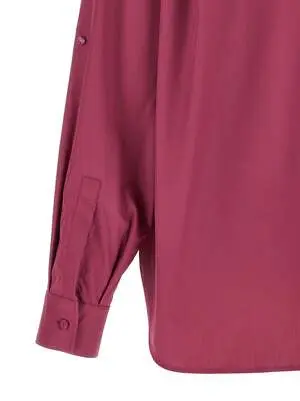 Max Mara Oversized Cotton Shirt - Pink