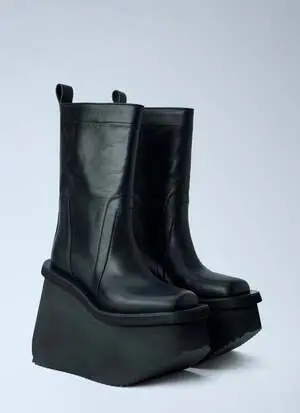 Rick Owens Factory Leather Boots