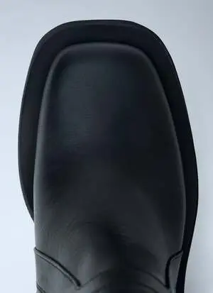 Rick Owens Factory Leather Boots