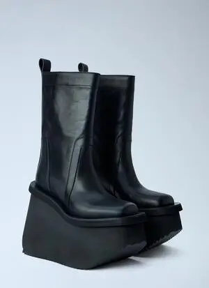 Rick Owens Factory Leather Boots
