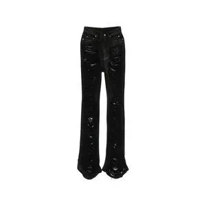 Rick Owens Denim Bootcut Jeans - Black