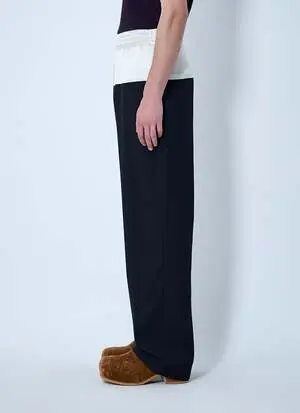 Dries Van Noten Drawstring Wide-leg Trousers